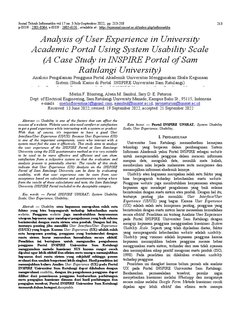 Jurnal PDF | PDF | User Experience | Usability
