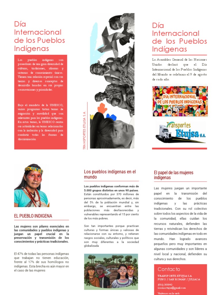 Día Internacional de los Pueblos Indígenas - 9 DE AGOSTO (1) (1) | PDF