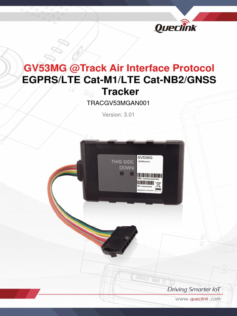 Gv53mg Track Air Interface Protocol V3 01 Pdf Pdf Port Computer Networking Transmission