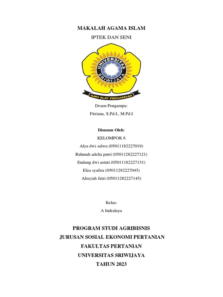 Makalah Agama Islam Kelompok 6 | PDF