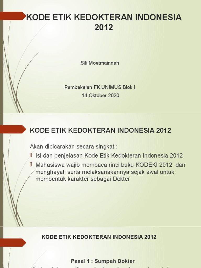 Kodeki 2012 | PDF