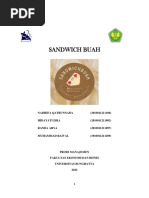Proposal Uas Fruit Sando | PDF | Karier & Perkembangan | Pengelolaan Keuangan & Uang