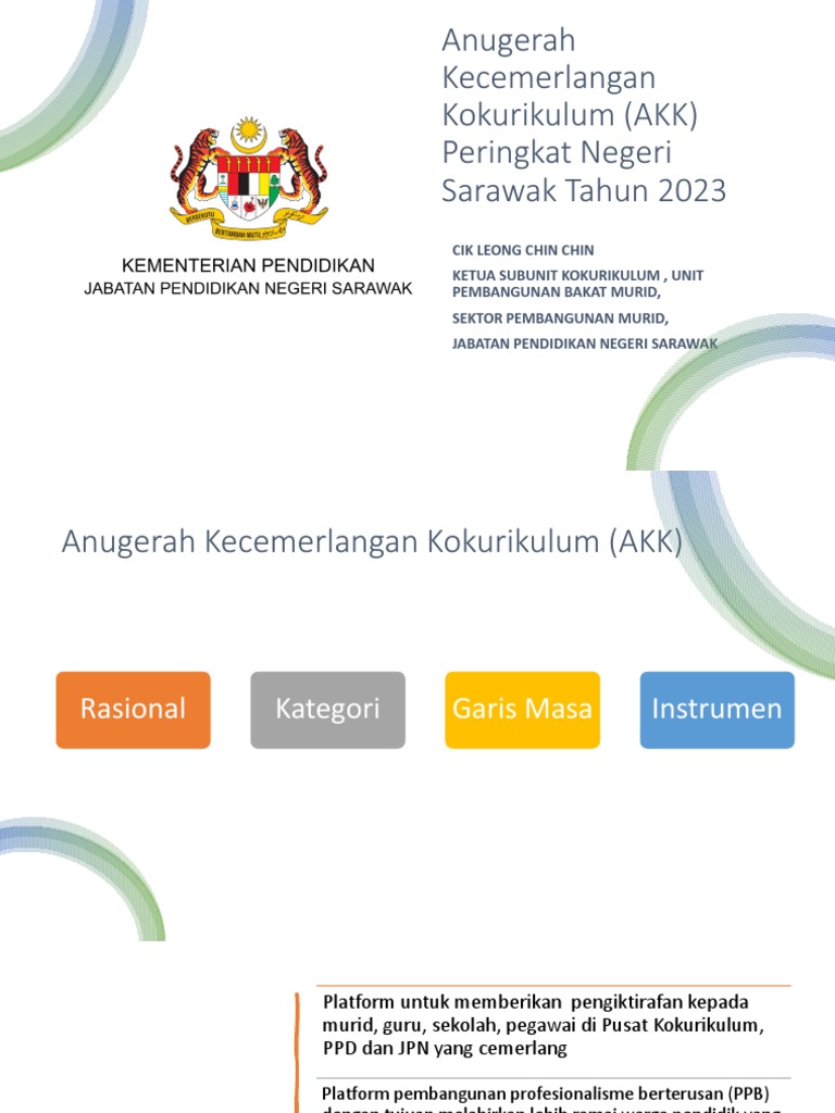 Anugerah Kecemerlangan Kokurikulum (AKK) | PDF