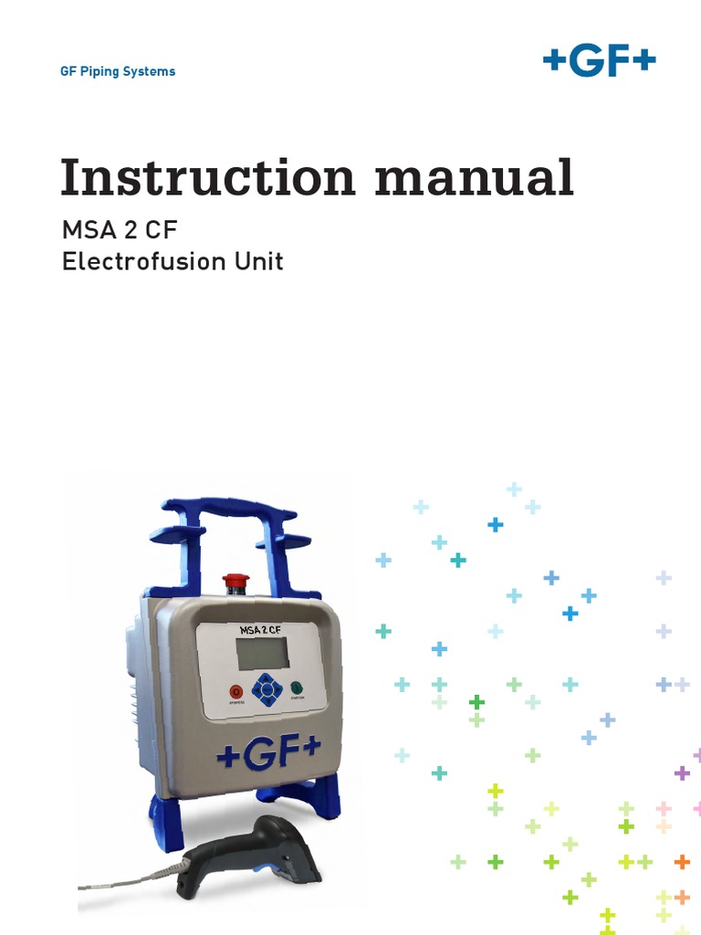 Gfps Instruction Manual Msa 2 CF | PDF | Barcode | Welding