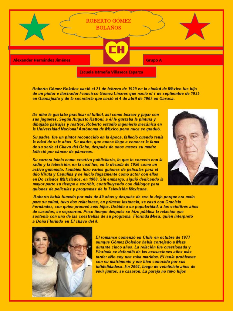 Biografía de Roberto Gómez Bolaños | PDF