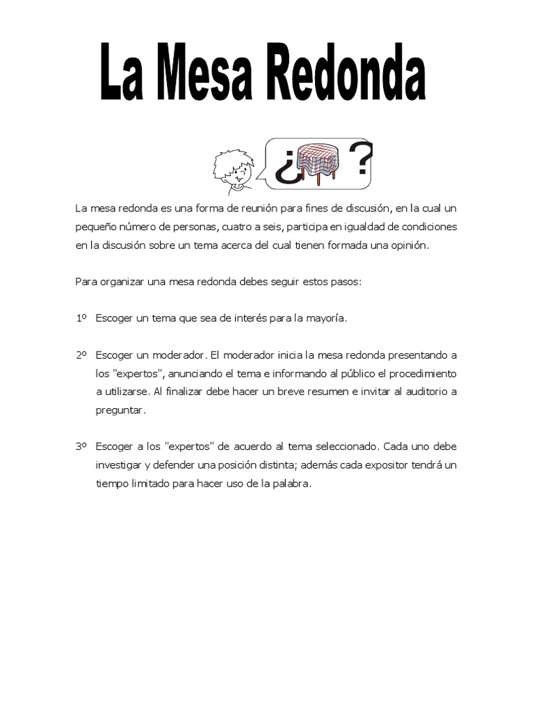 La Mesa Redonda | PDF
