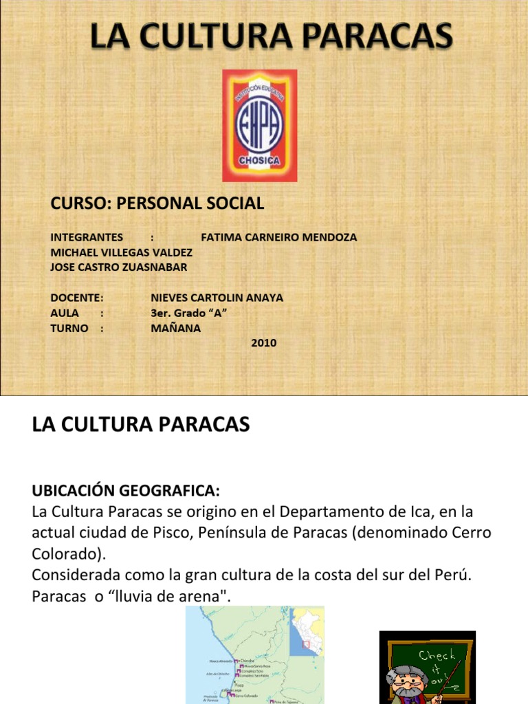 Cultura Paracas: Historia y Arte | PDF