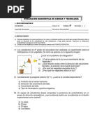 Evaluación Diagnostica Del Área de Ciencia y Tecnología Del 2do Grado ...