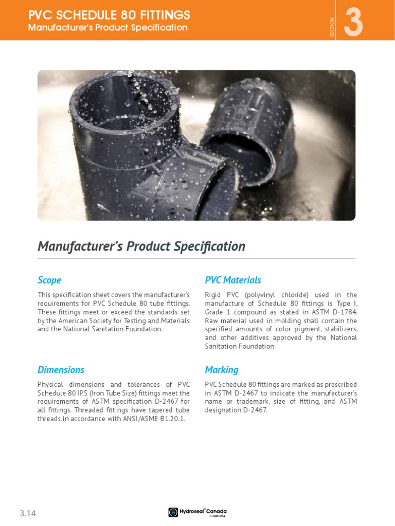 PVC Fittings PDF | PDF | Pipe (Fluid Conveyance) | Engineering Tolerance