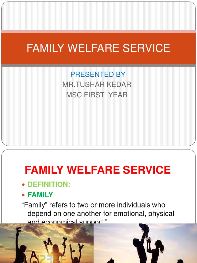 Overview of Family Welfare Services | PDF | Family Planning | Birth Control