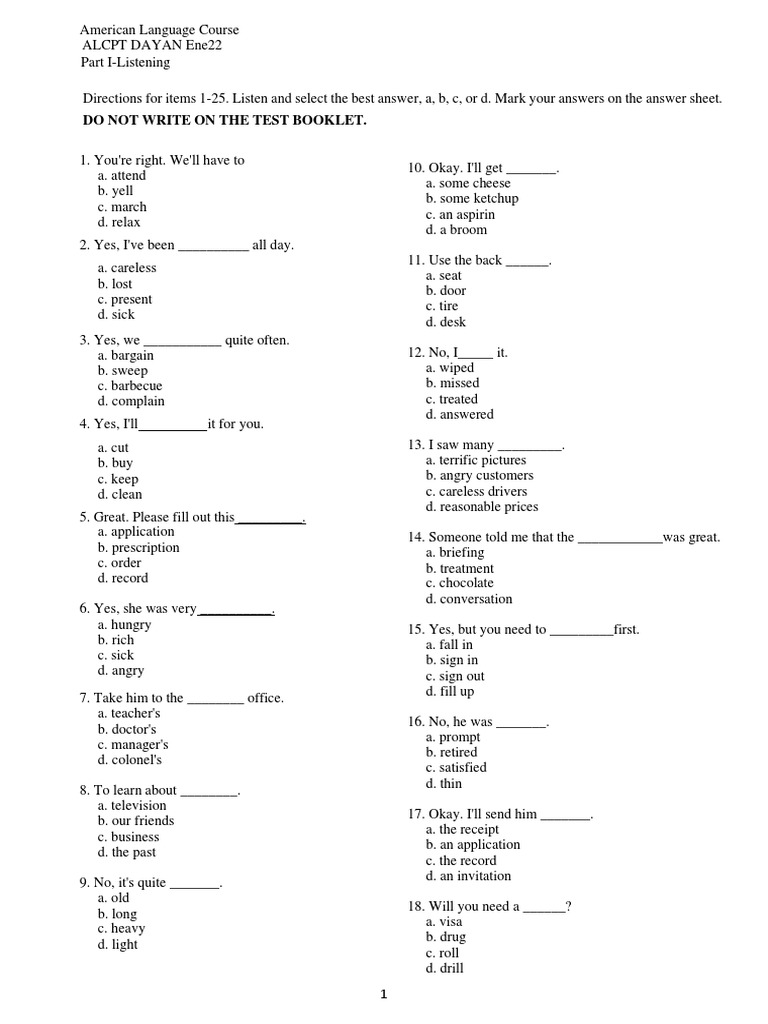 ALCPT DAYAN Ene22 PDF | PDF