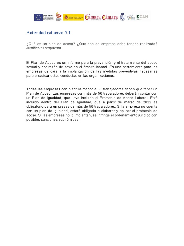 Actividad Refuerzo 5.1 | PDF