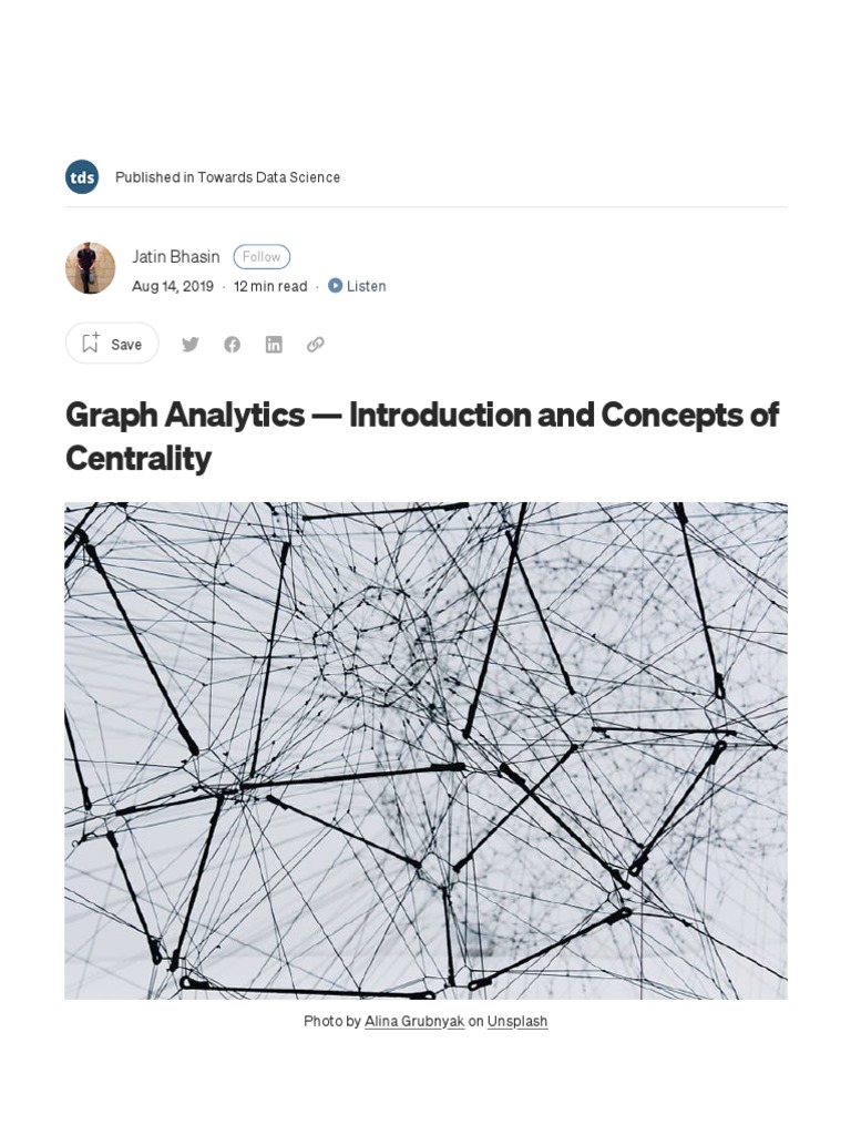 Graph Analytics | PDF | Vertex (Graph Theory) | Discrete Mathematics Graph Analytics | PDF | Vertex (Graph Theory) | Discrete Mathematics