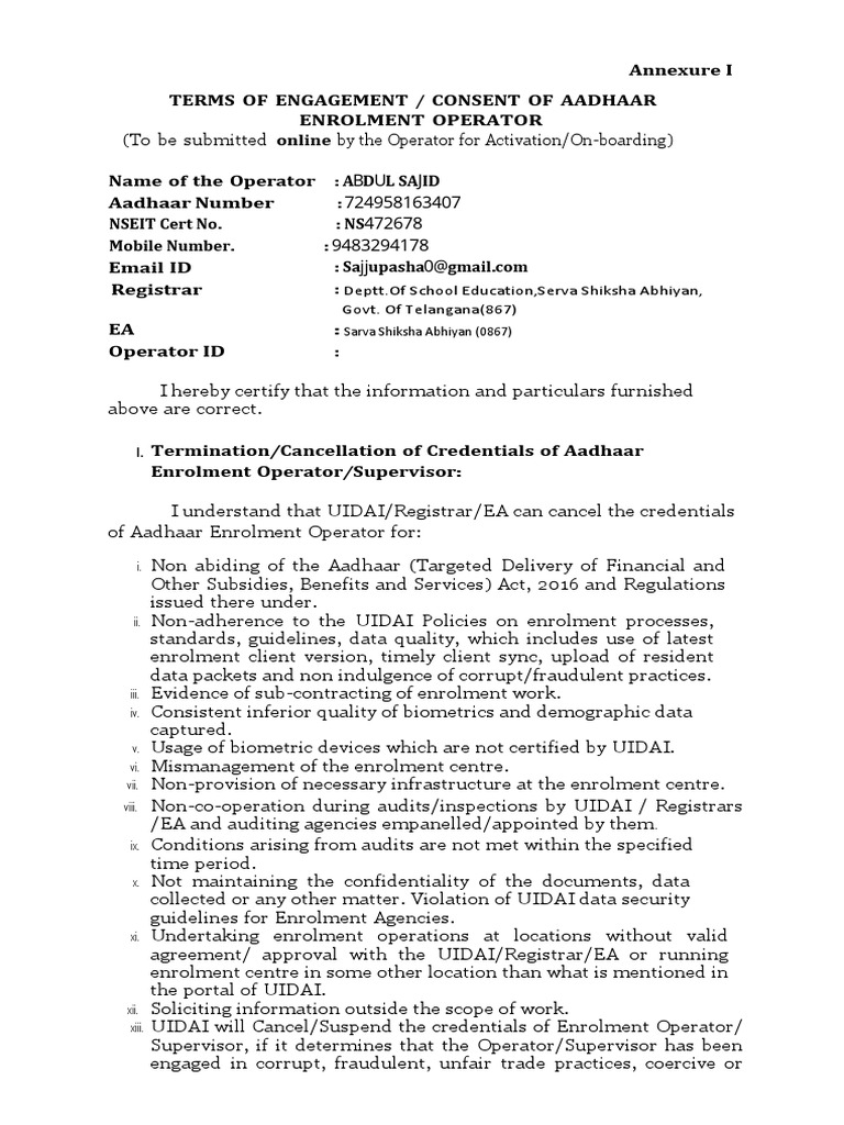 SSA New Consent Form | PDF | Audit | Computer Security