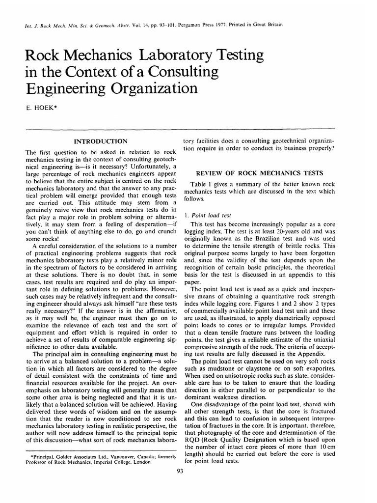 First-Page-Pdf Rock Tests | PDF | Geotechnical Engineering