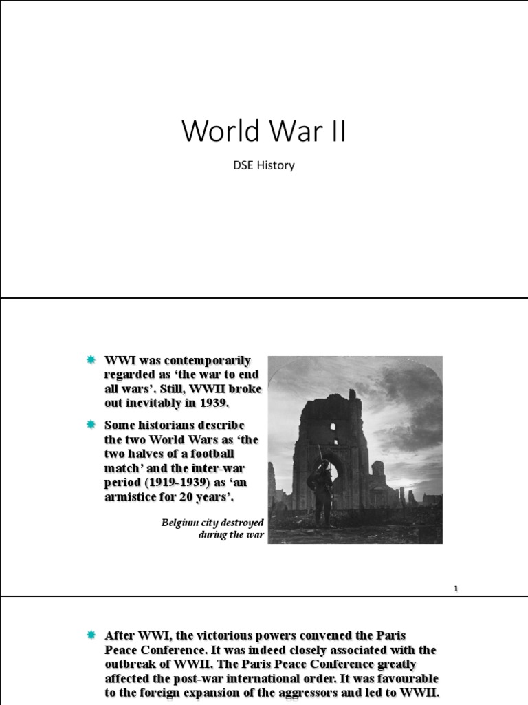 WW2 (New) PDF | PDF | League Of Nations | Treaty Of Versailles