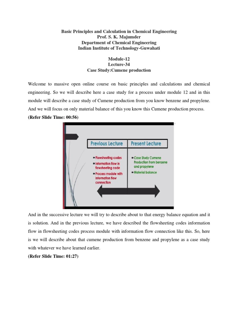 Cumene Production | PDF | Chemical Reactor | Distillation