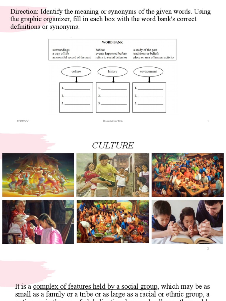 Culture and Environment Defined | PDF | Natural Environment | Identity ...