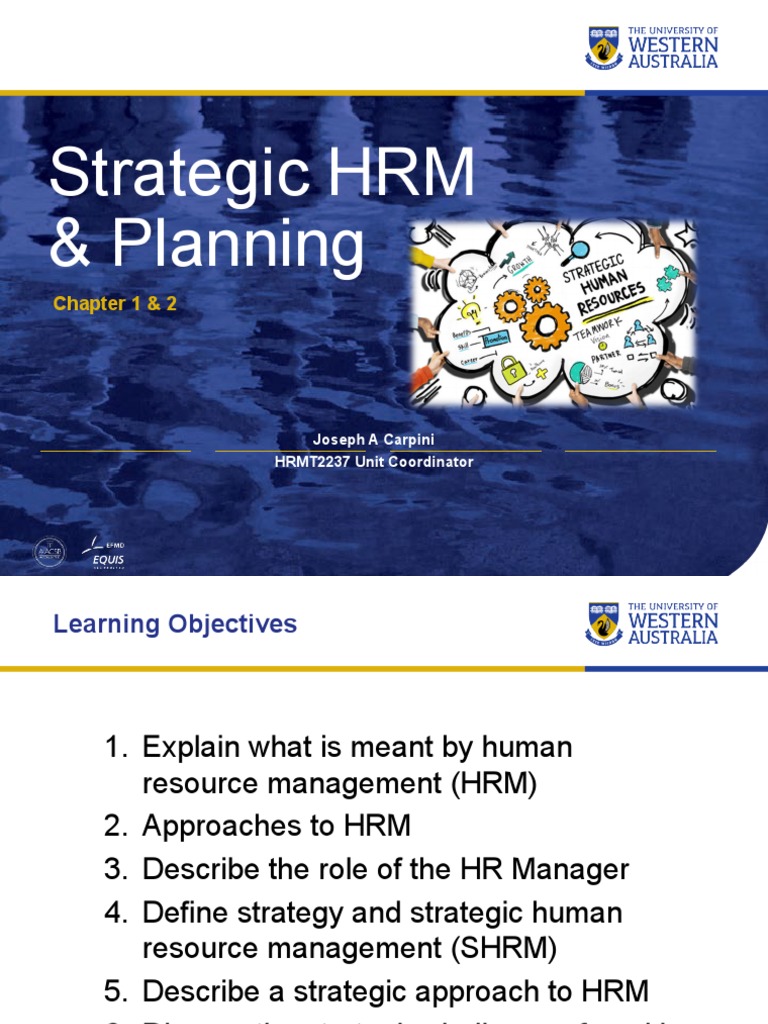 Strategic HRM: Roles and Challenges | PDF | Human Resource Management ...