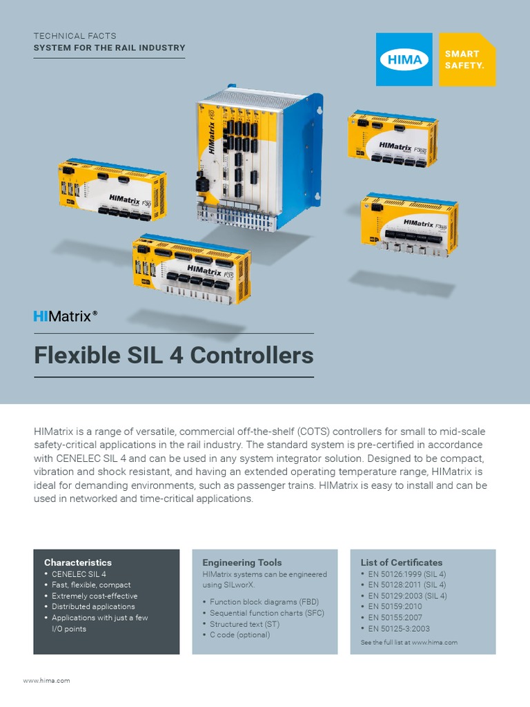 HIMA Technical Facts HIMatrix CO PU00012492 | PDF | Relay | Computer ...