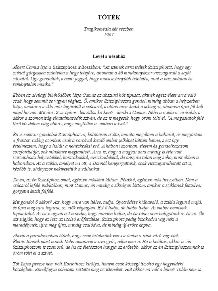 Tóték | PDF