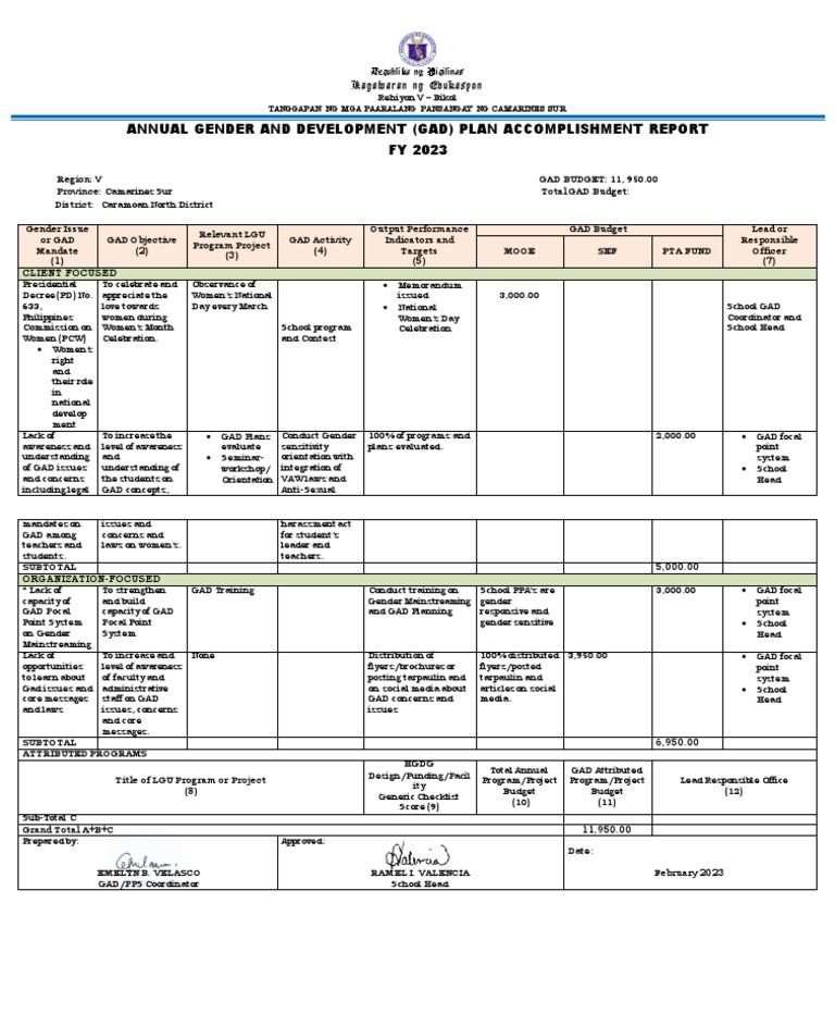 Strengthening Gender Awareness and Promoting Women's Rights: Camarines ...