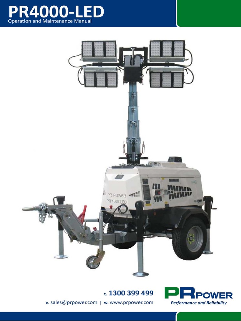 PR4000-LED 4x450w Operation and Maintenance Manual (00000002) | PDF ...