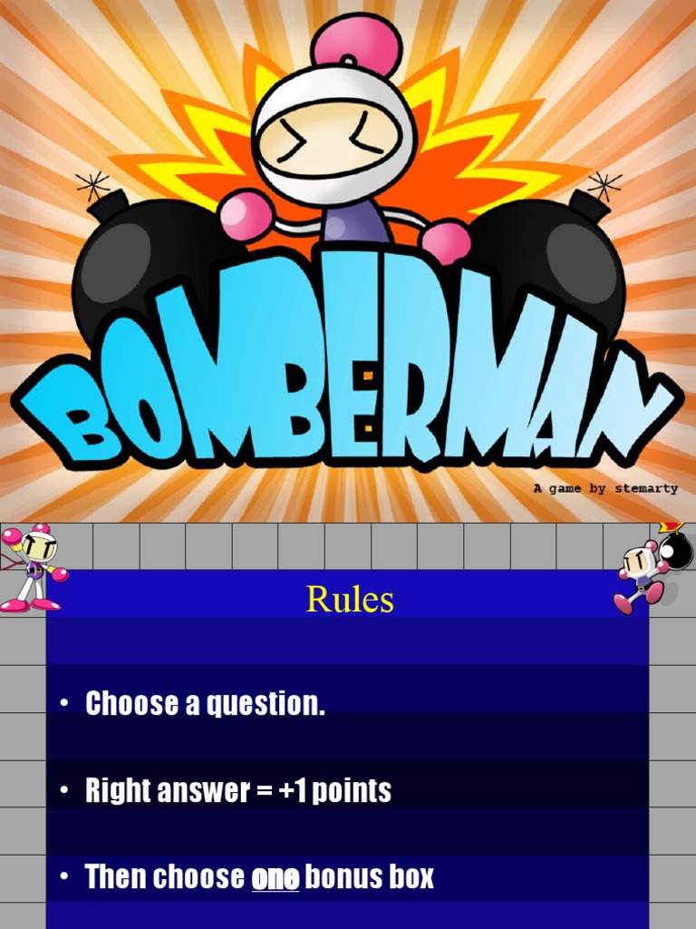 Bomberman Worlds 2 PPT Bomb Game | PDF