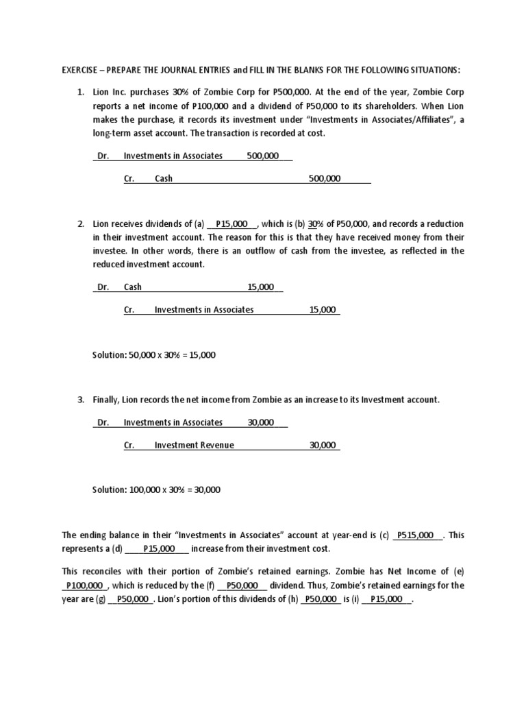 Solution - IAS 28 1 PDF | PDF