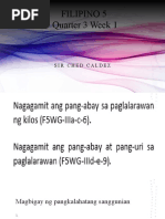 Arts 5 - Quarter 3 Week 1 | PDF