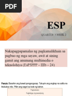 EsP5 - Q4 - Mod3 - Pagkalinga at Pagtulong Sa Kapuwa | PDF