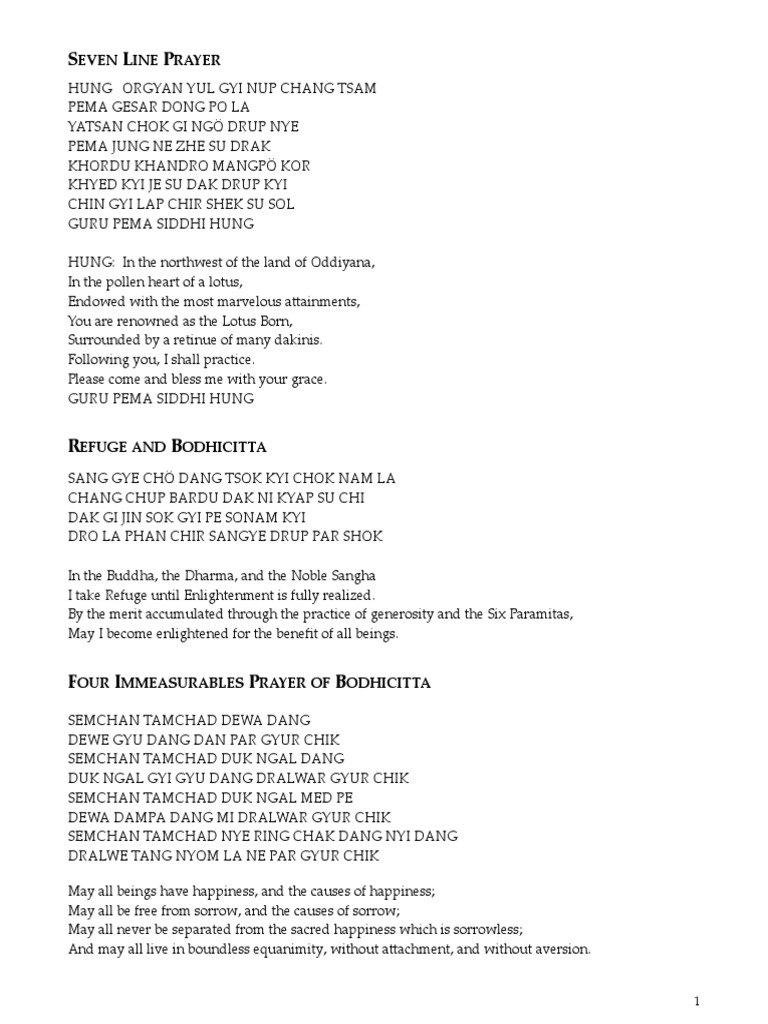Marme Monlam Prayer Collection PDF | PDF | Buddhist Philosophical ...