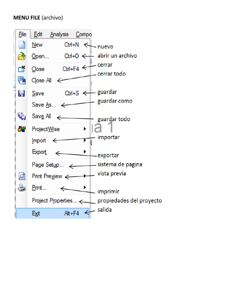 Menu File PDF | PDF | Artes del Lenguaje y Comunicación