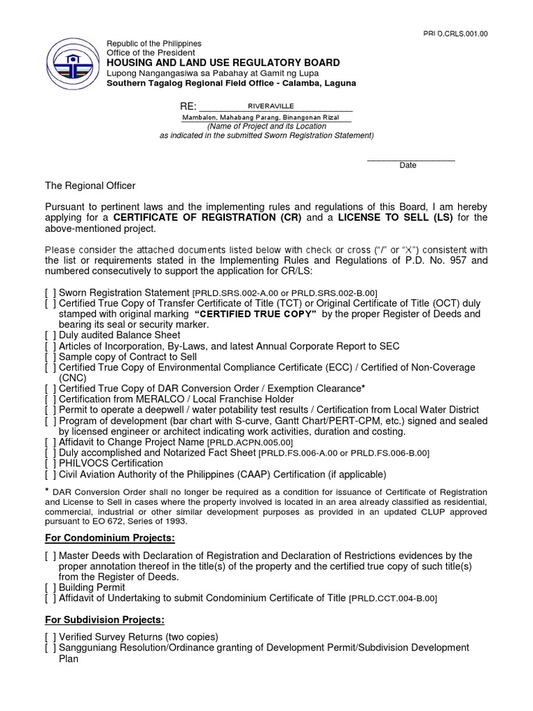 Certificate of Registration Application | PDF | Mortgage Law | Common Law