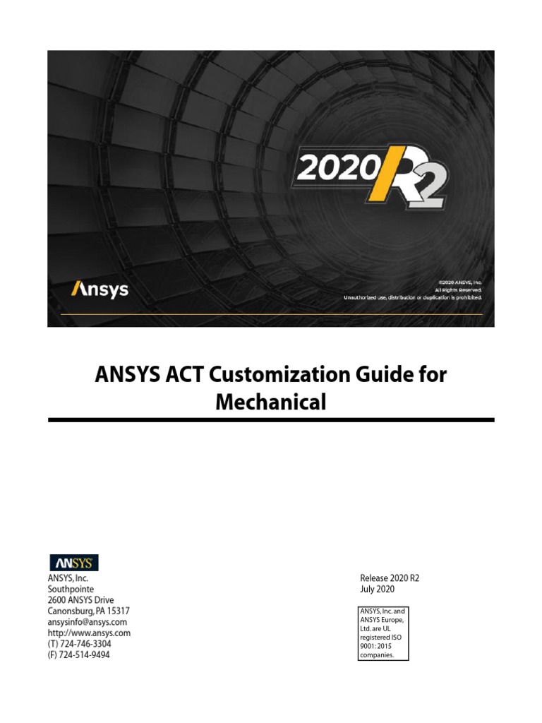 ACT Customization Guide For Mechanical | PDF | Parameter (Computer Programming) | Trademark