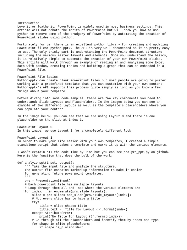 Report For Project Python | PDF | Microsoft Power Point | Page Layout Report For Project Python | PDF | Microsoft Power Point | Page Layout