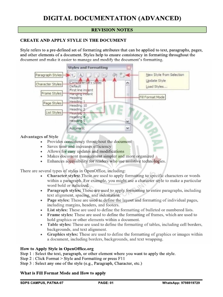 TCT 01-Digital-Documentation-Advanced-Revision-Notes | PDF TCT 01-Digital-Documentation-Advanced-Revision-Notes | PDF