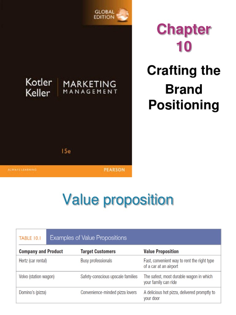 Crafting The Brand Positioning | PDF | Brand | Economies