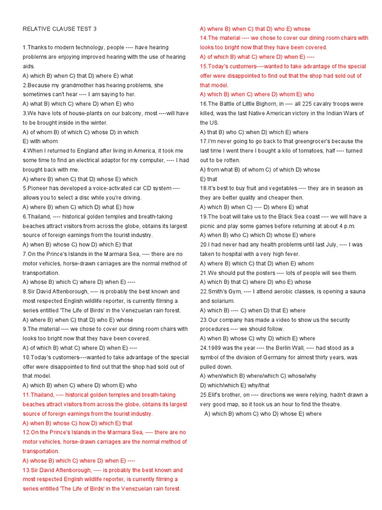 English Grammar Quiz | PDF | Young Adult