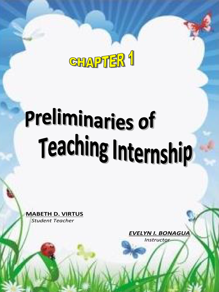 Teaching Internship Front Page | PDF