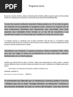 Programa de Asamblea Nov | PDF | revolución mejicana | México