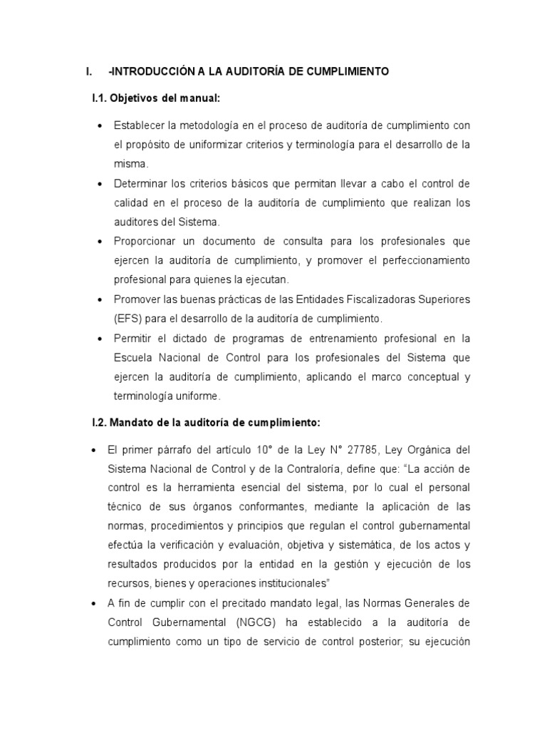 Recopilación de La Auditoria de Cumplimiento | PDF | Auditoría | Estadísticas