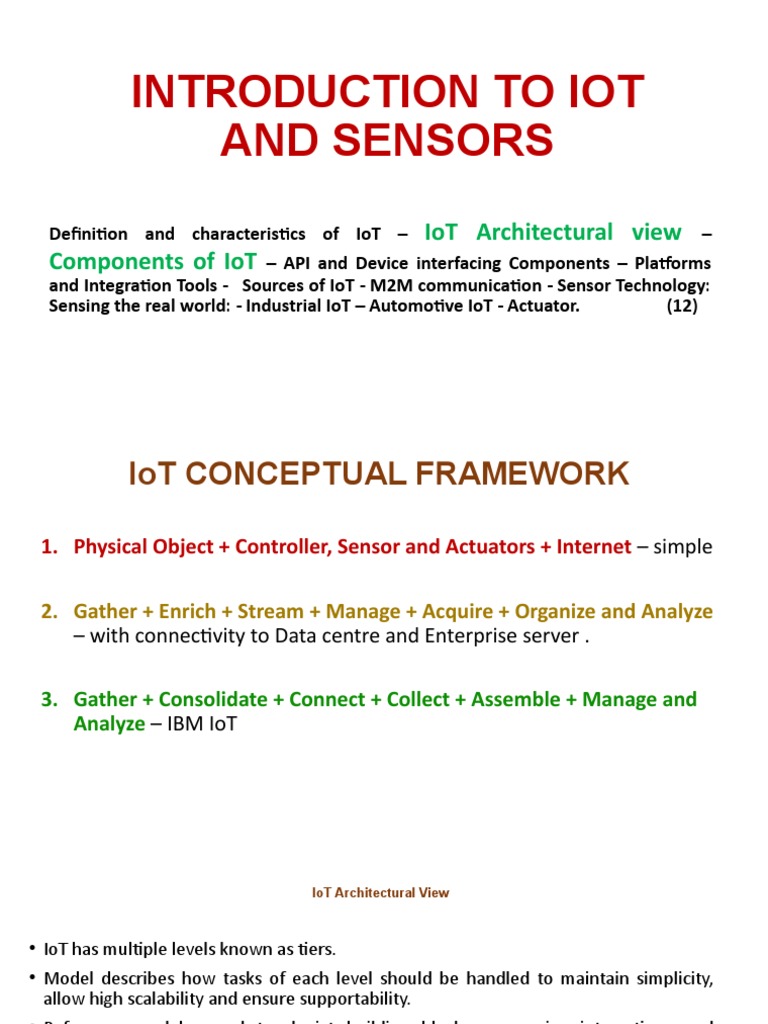 Architectural View | PDF | Internet Of Things | Microcontroller