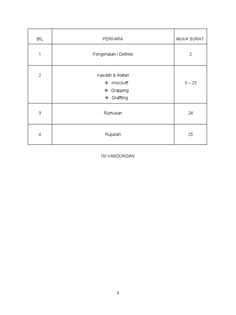 Assignment Pattern Making Elina Sofia | PDF