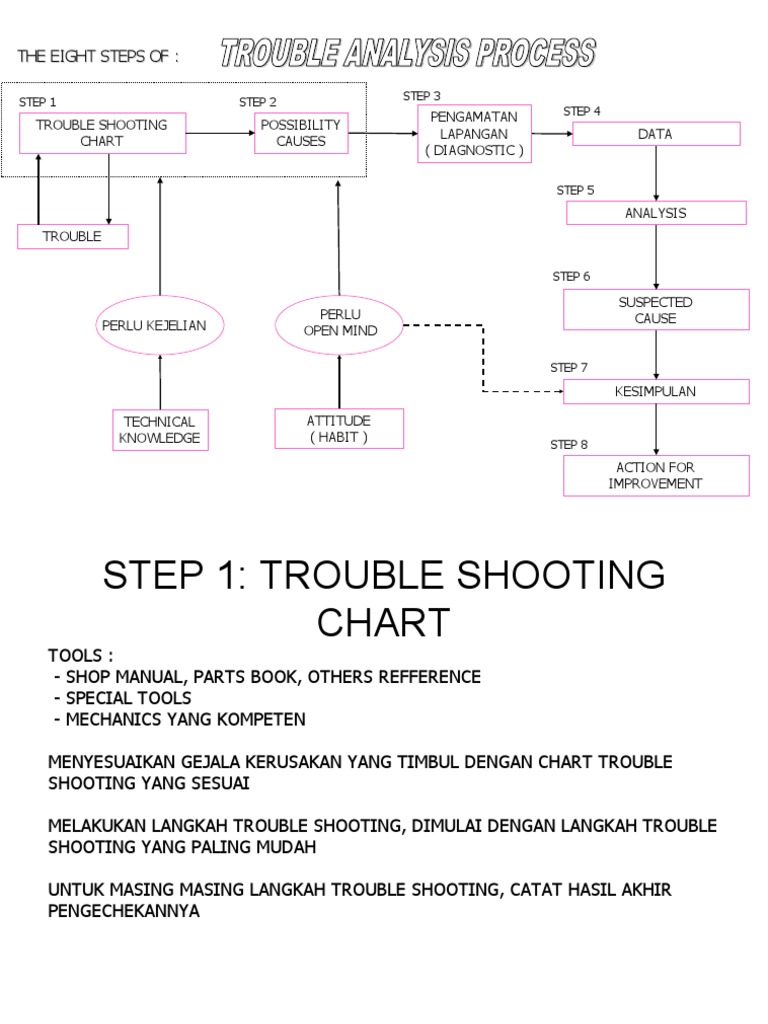 EIGHT STEP GUIDE Trouble Shooting | PDF