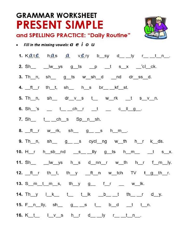 PRESENT SIMPLE REVIEW | PDF