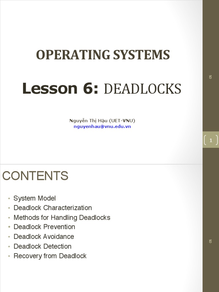06 Deadlock | Download Free PDF | Theoretical Computer Science | Computer Science