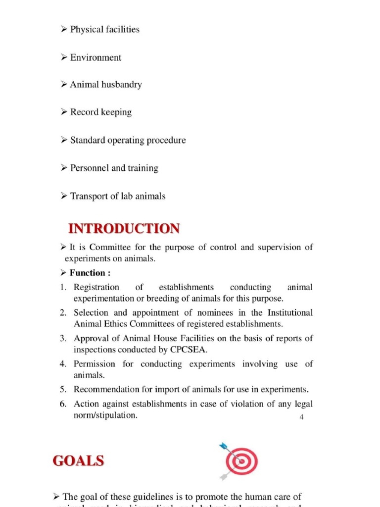 CPCSEA Guidelines | PDF