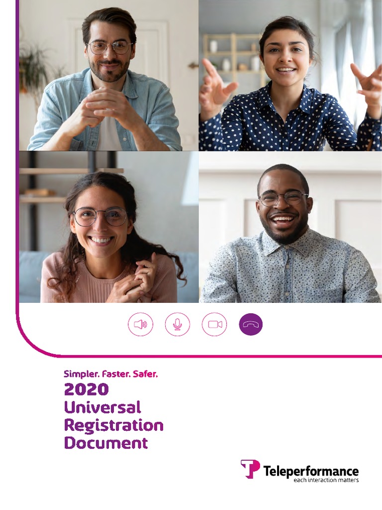 Teleperformance - AR - 2020 PDF | PDF | Financial Statement | Employment