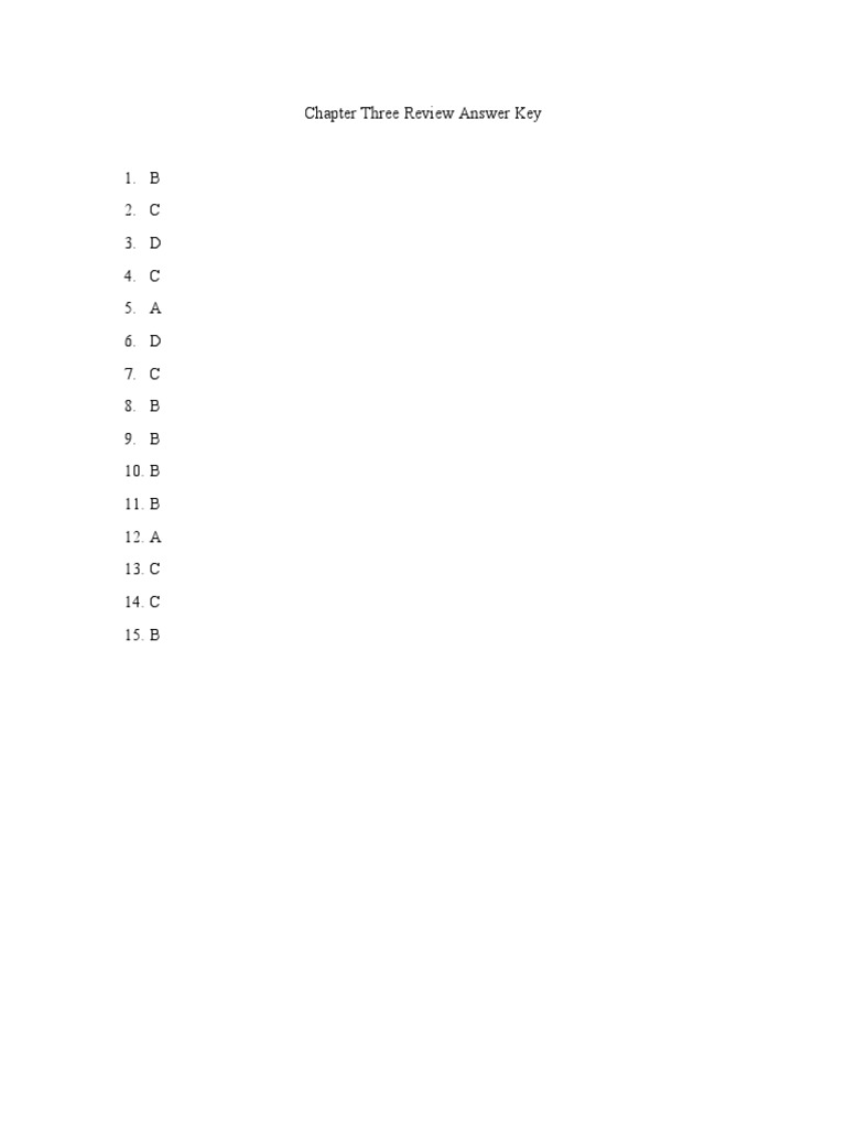 Chapter 3 Review Answers | PDF | Teaching Methods & Materials